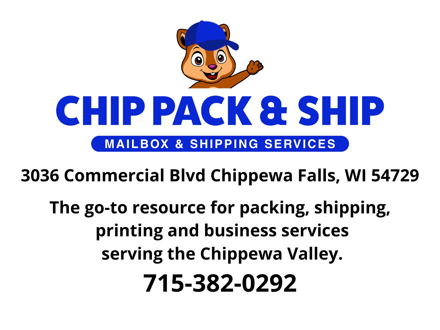 Chip Pack and Ship - Hey, Eau Claire